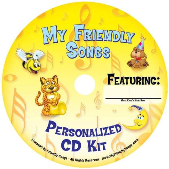 My Friendly Songs Personalized CD Kit | Wusic® | WombMusic by Wusic